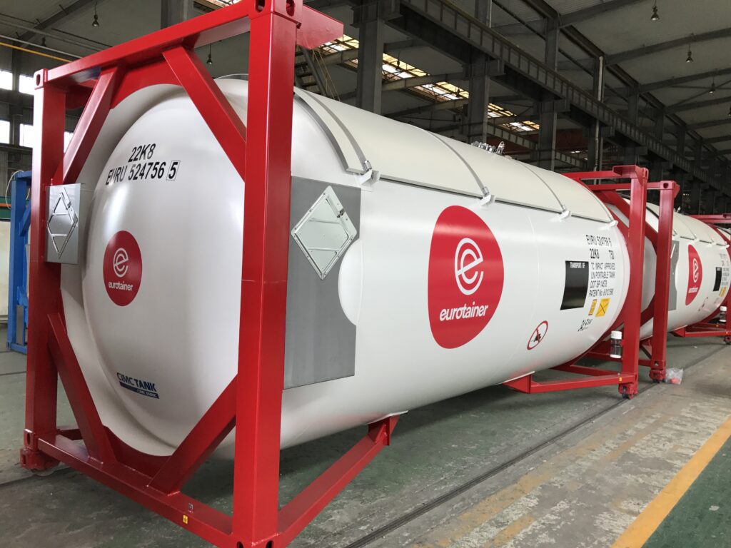 Tank containers for gases - Eurotainer
