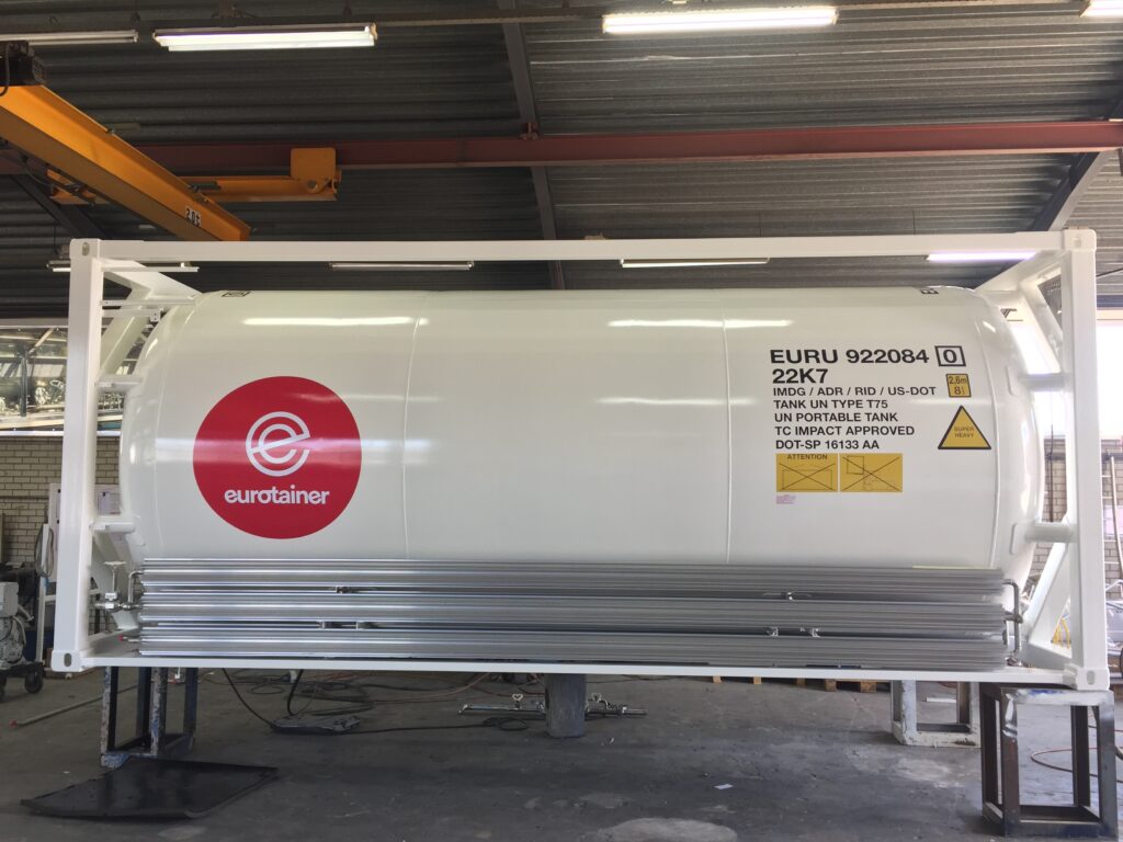 Tank containers for gases - Eurotainer